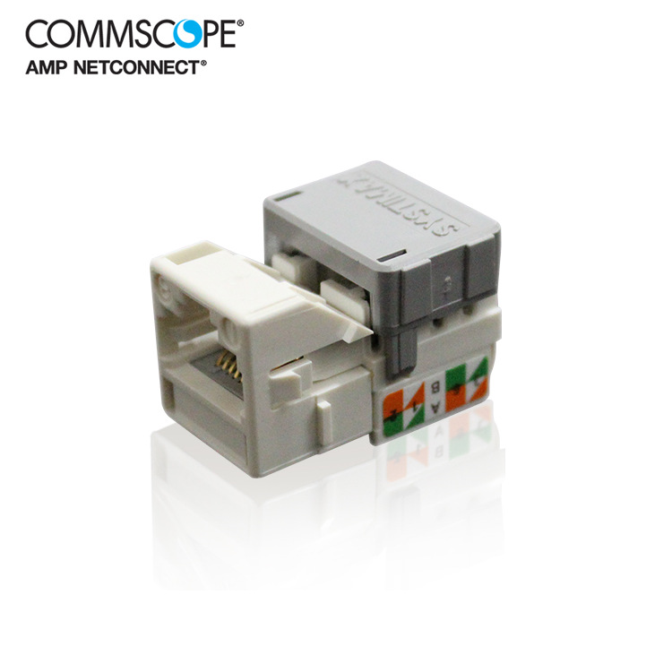 原装正品AMP/康普六类非屏蔽模块 MGS400-262 接线打线式网络模块-阿里巴巴