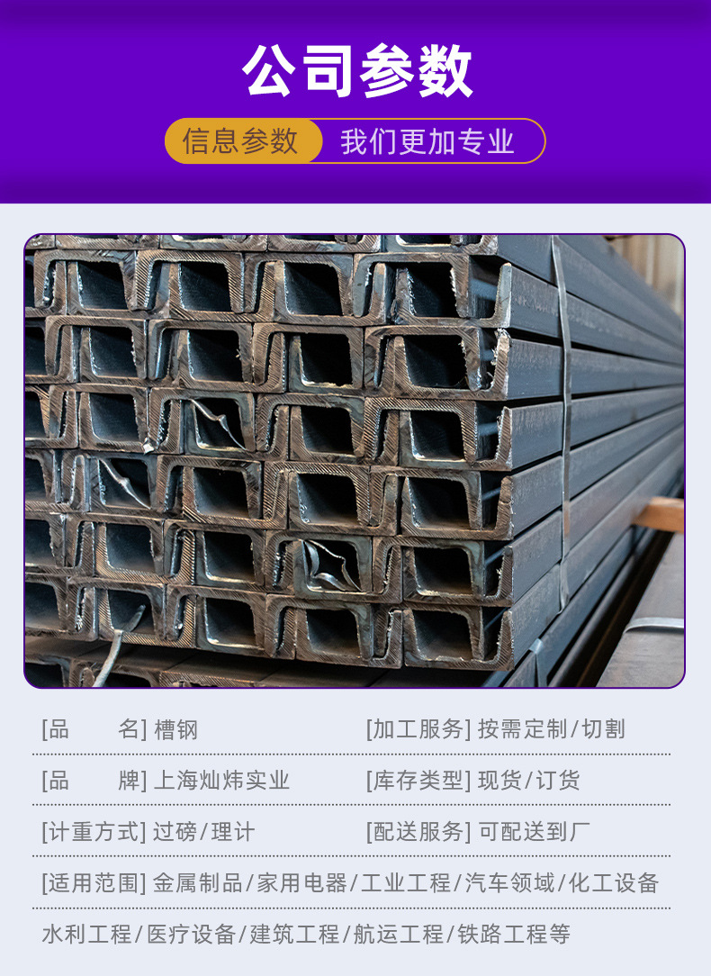 现货批发5#—40#槽钢 黑料热轧槽钢 冲孔槽钢 Q235B镀锌槽钢-阿里巴巴