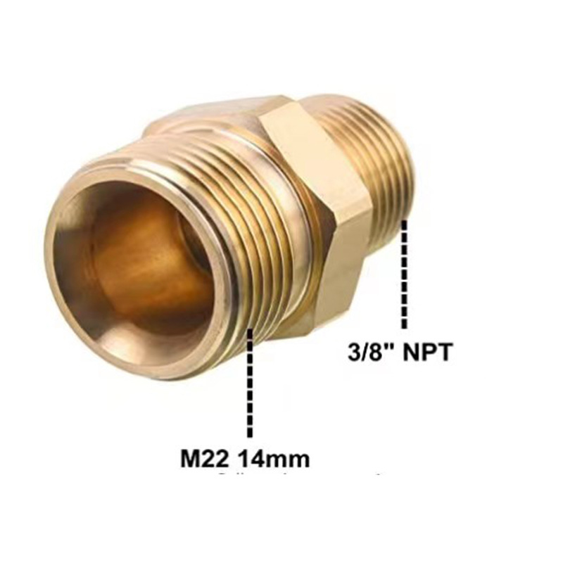 批发 高压水管延长接头M22-14对丝螺纹转换接头纯铜水管延长接头-阿里巴巴