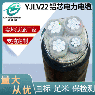 电线电缆工厂yjlv22 3*25+1*16钢带铠装0.6/1KV低压铝芯电力电缆-阿里巴巴