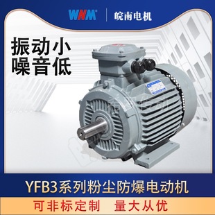 皖南电机厂家直供YFB3高效率粉尘防爆三相异步电动机三级能效15kw-阿里巴巴