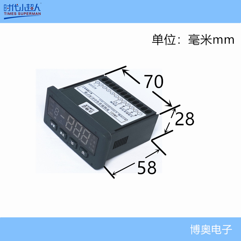 SM801-25智能数显电动机保护器常州博奥电子双组300A互感器-阿里巴巴