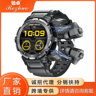 跨境新款GT100pro智能手表TWS二合一高清通话NFC多种运动健康监测-阿里巴巴