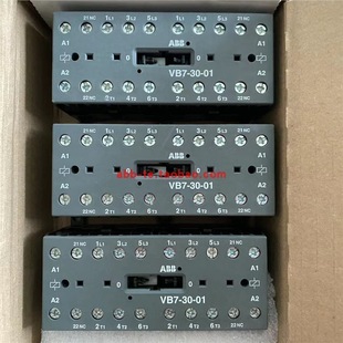 ABB小容量接触器VB7-30-10；VB7-30-01电压可选24V 220V 380V-阿里巴巴