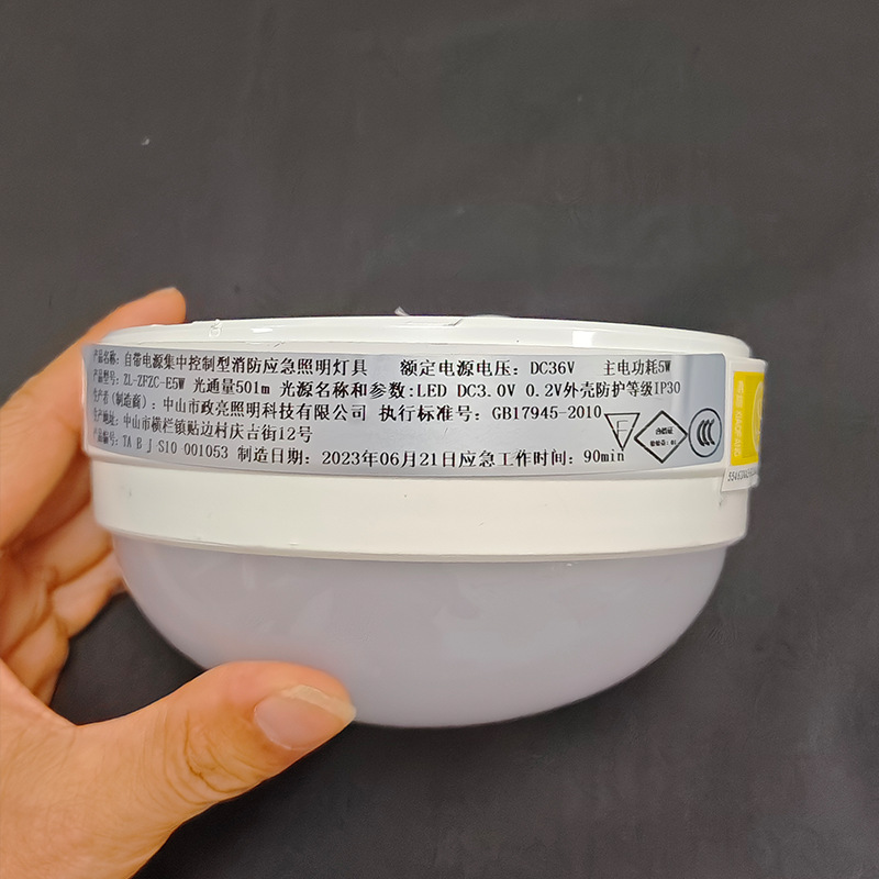 A型集控应急吸顶灯声光控人体感应灯楼道走廊DC36V应急照明吸顶灯-阿里巴巴