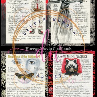 跨境新款Horror Movie Cookbook恐怖电影食谱恐怖电影迷礼物-阿里巴巴