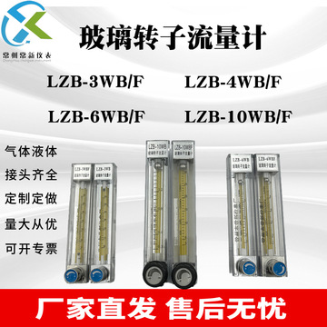 厂家直销玻璃转子流量计LZB-3WB/4/6/10WBF气体液体浮子流量计-阿里巴巴