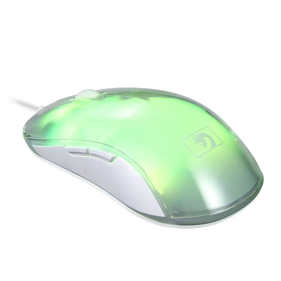 新盟M368冰晶游戏鼠标透明RGB发光6D电脑宏编程游戏办公滑鼠-阿里巴巴