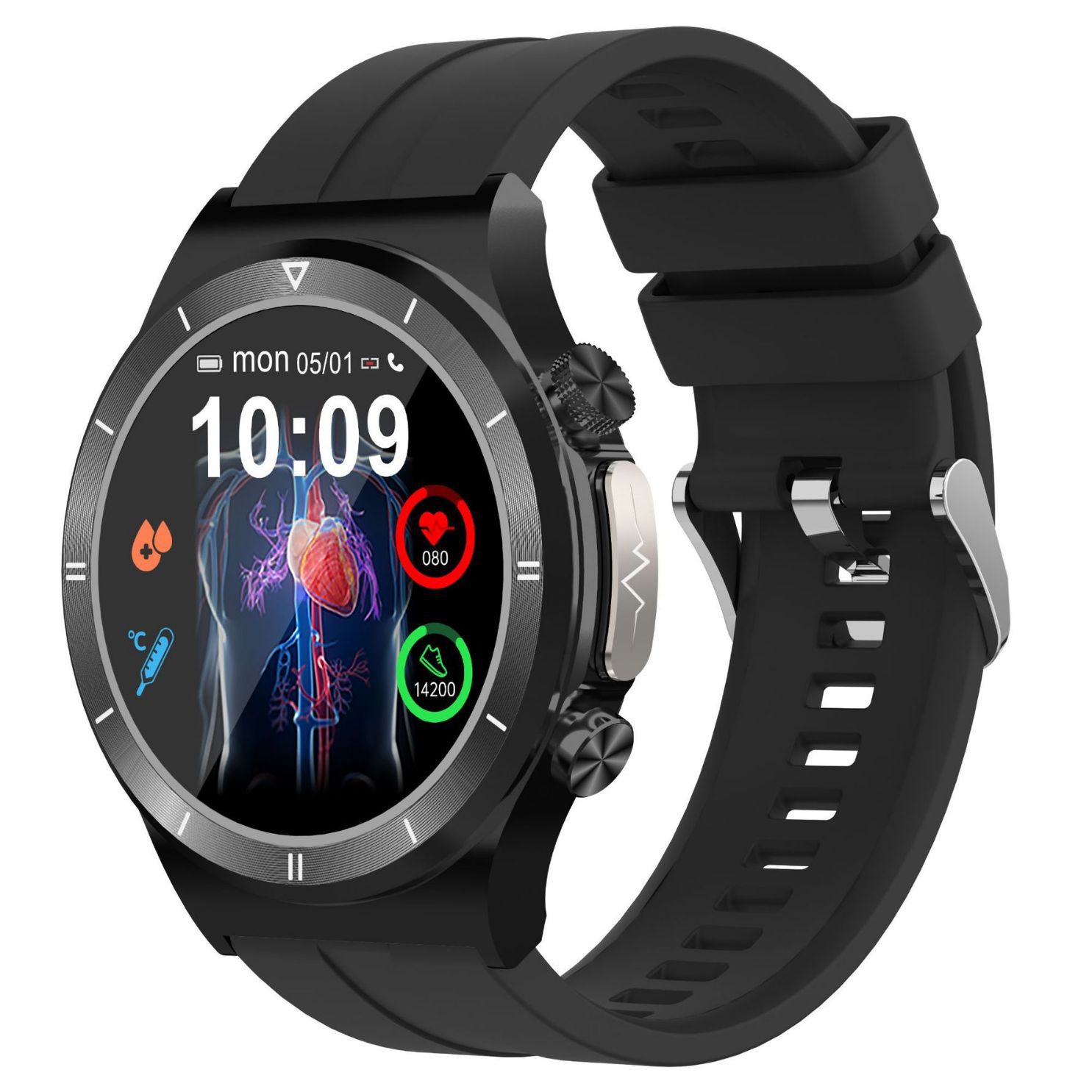 Neue T30 Smartwatch EKG nicht-invasive Glukose, Herzfrequenz ...