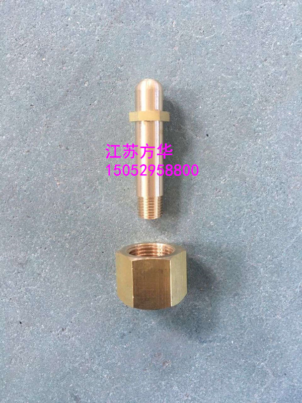 W21.8RH气瓶钢瓶转换接头 减压器进气螺母螺帽螺杆M14*1.5 NPT1/4-阿里巴巴