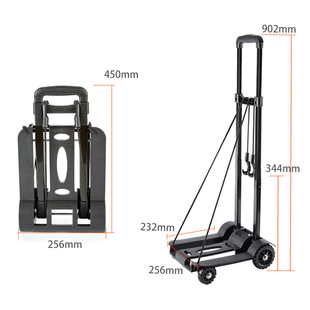 Fold Small Hand Truck Foldable Shopping Luggage Cart Trolley-阿里巴巴