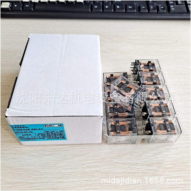 KACON凯昆HR705-2PL HR705-4PL 24VDC/220V电子继电器控制继电器-阿里巴巴