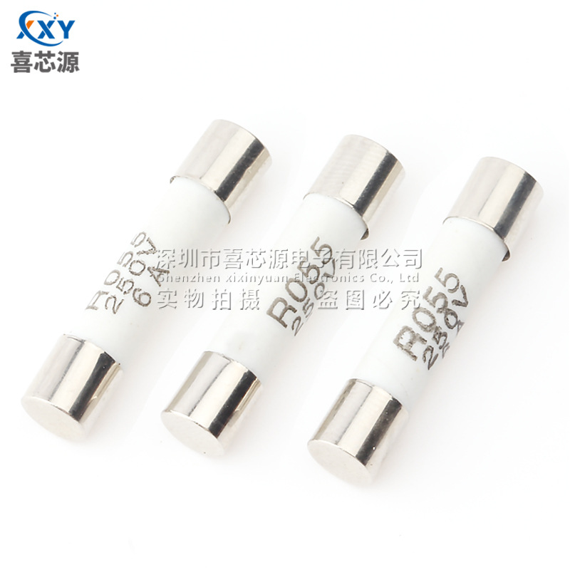 R055 陶瓷保险丝250V RO55 0.5A 1A 2A 3A 4A~16A 通用管状熔断器-阿里巴巴