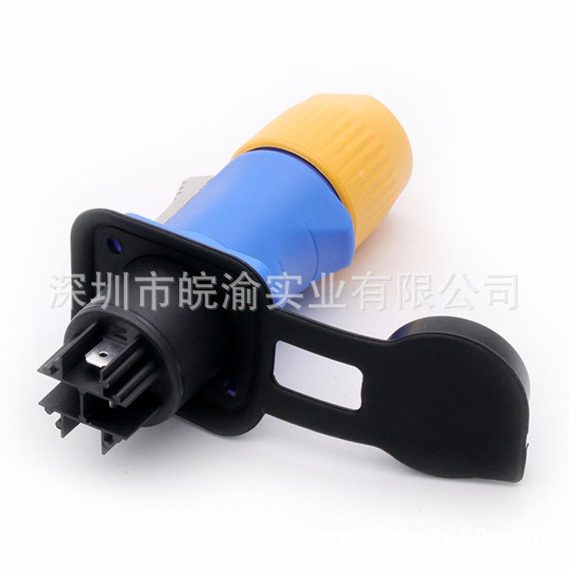 Waterproof IP65 Power Connector 3Pin AC Power Connector-阿里巴巴