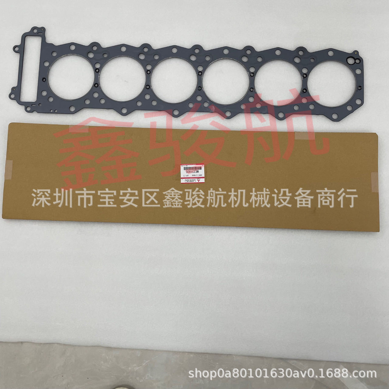 适用 6M60机型发动机配件 散热器边盖 ME303392机油冷却器盖/垫-阿里巴巴