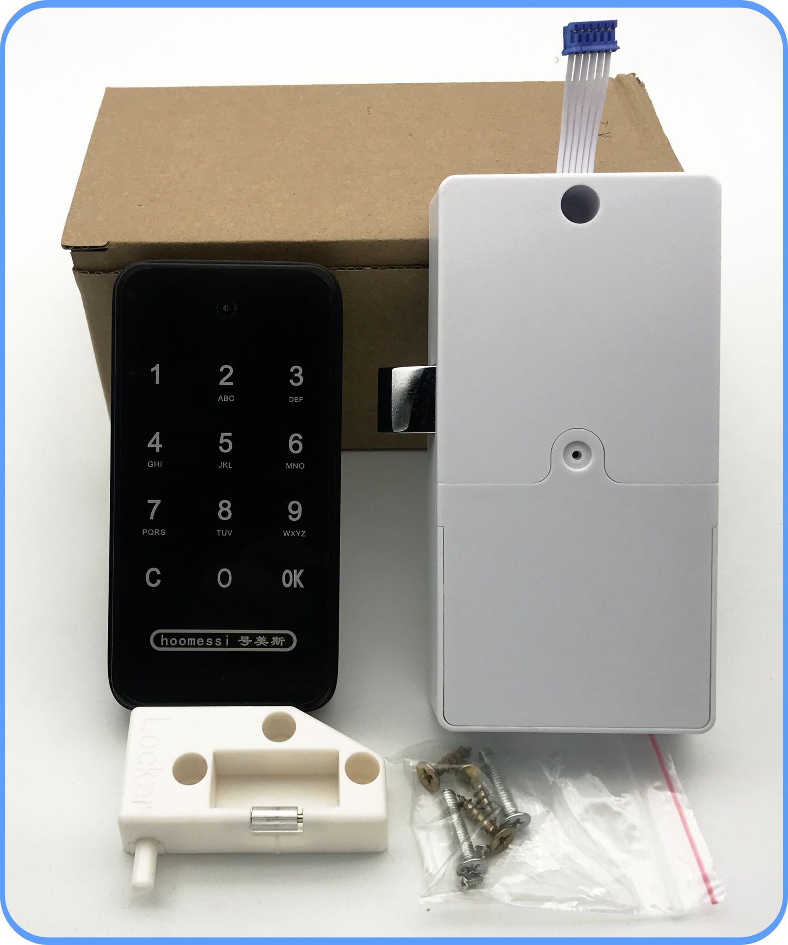 指纹更衣柜密码锁电子密码锁APP密码储物柜锁文件柜密码联网锁WIF-阿里巴巴