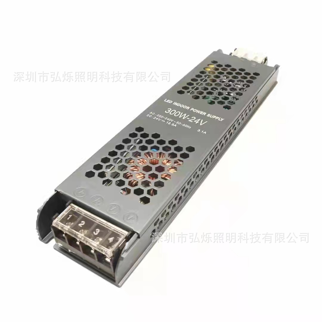灯带变压器220V转12V/24伏超薄长条led直流开关电源稳压器大功率-阿里巴巴