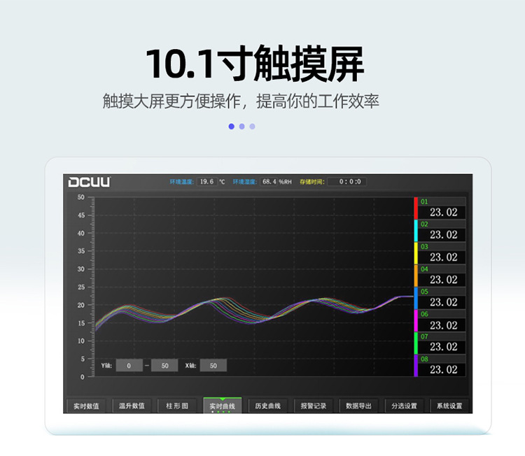DCUU普美测温仪DC900多路温度巡检仪16/32/48/64路温升记录测试仪-阿里巴巴