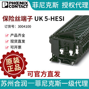 菲尼克斯 导轨螺钉式接线保险丝端子UK 5-HESI-3004100电气联接中-阿里巴巴