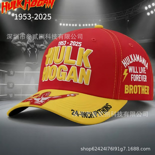 新品 HULK HOGAN 1953–2025 Memorial Edition Cap 纪念经典帽-阿里巴巴