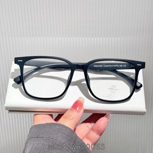 新款大框TR90网红ins小红书同款眼镜架可配近视防蓝光显脸小混批-阿里巴巴