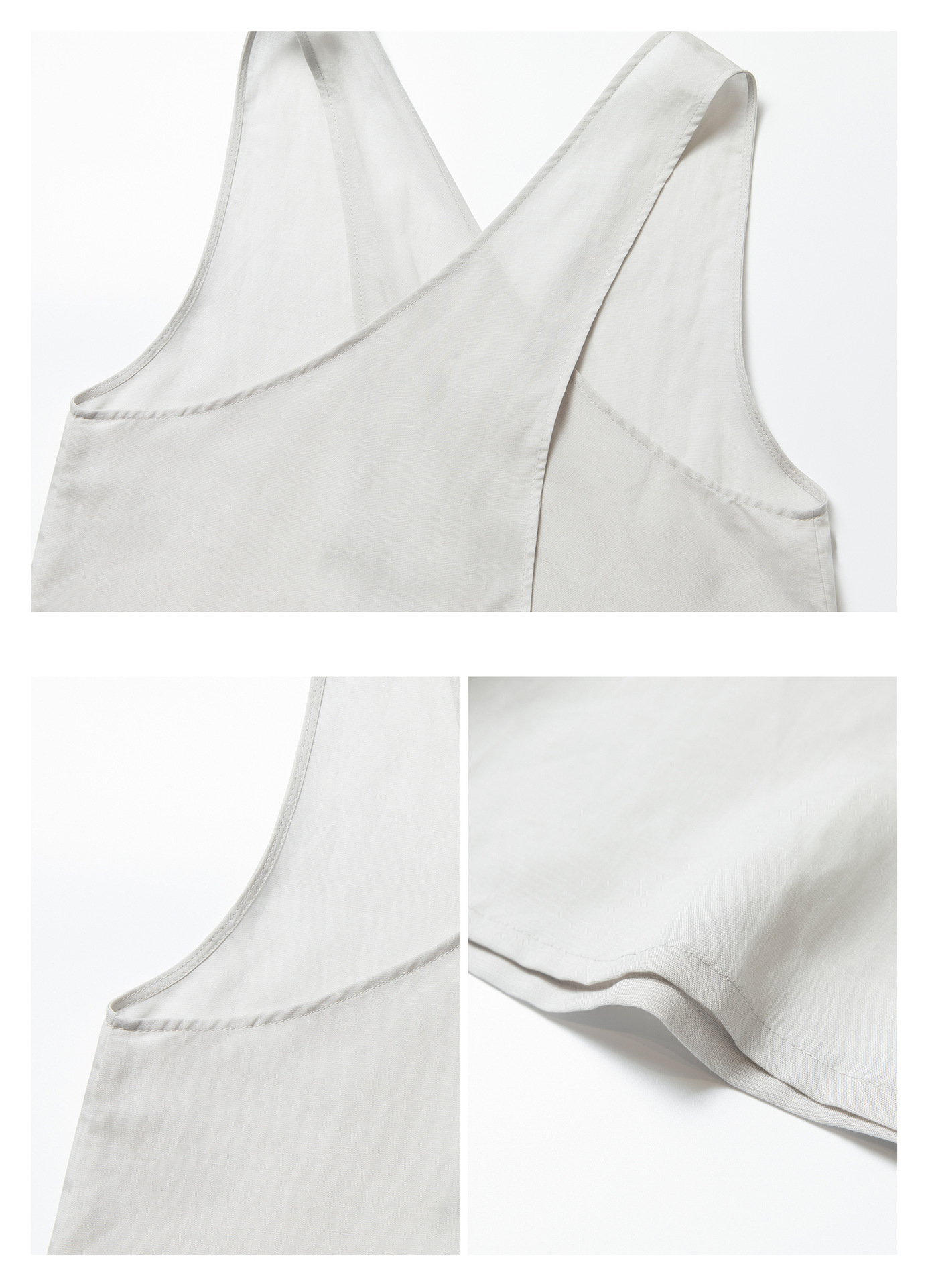 [共线]COLNE秋季新款通勤设计感天丝苎麻V领轻薄顺肤背心女C4331-阿里巴巴