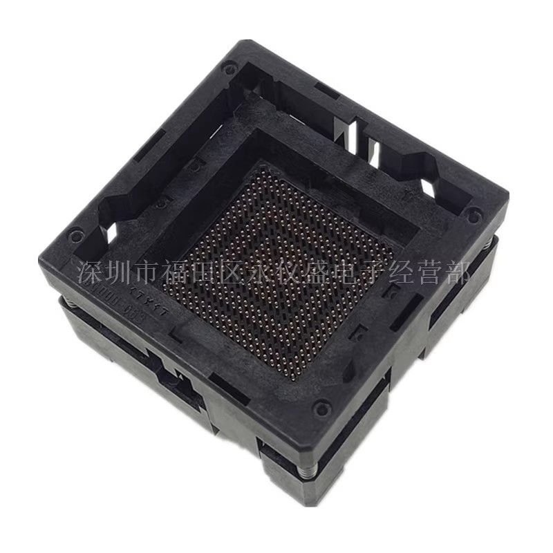 测试座BGA292/CBG292-063Y-B烧录座适配座间距0.8MM 尺寸17X17M-阿里巴巴