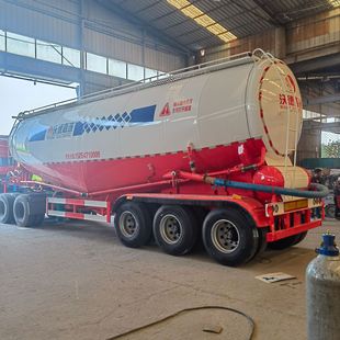 粉粒物料运输罐车 40立方低密度粉粒物料运输罐车 分期付配置参数-阿里巴巴