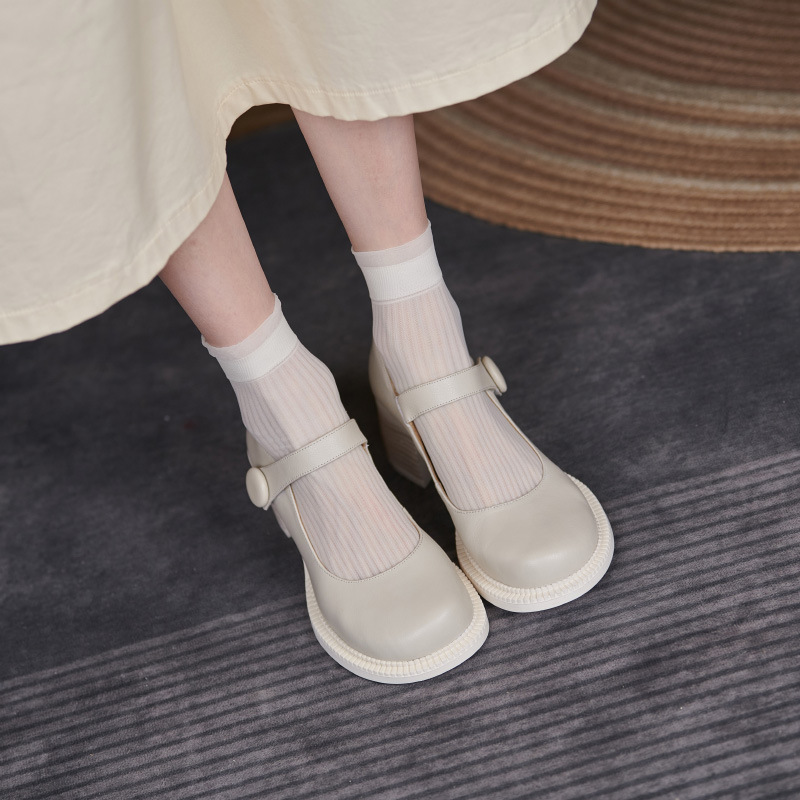 Chiko Christabel Square Toe Block Heels Pumps