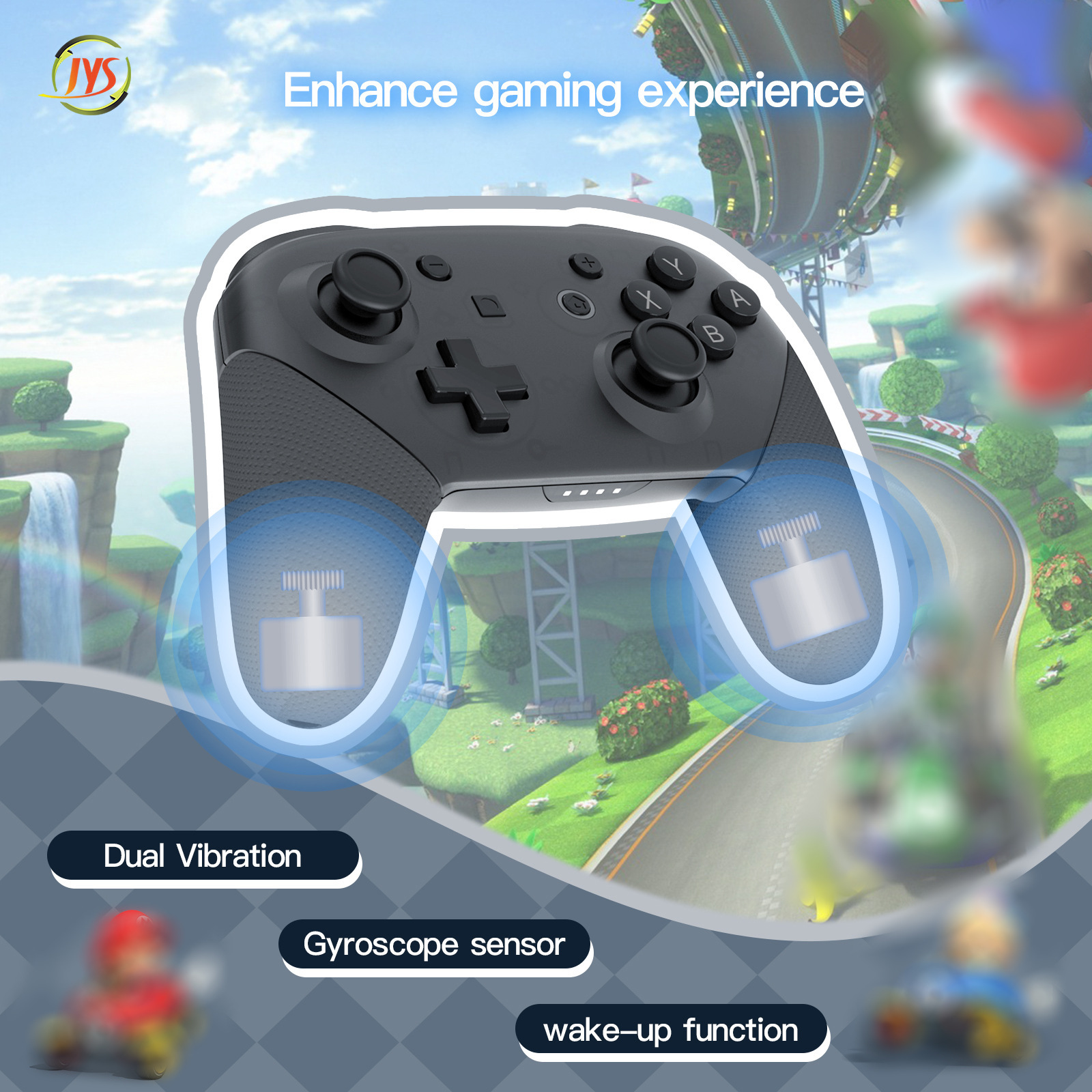 JYS Switch pro迷你无线手柄 兼容Switch/lite/oled/steamdeck-阿里巴巴