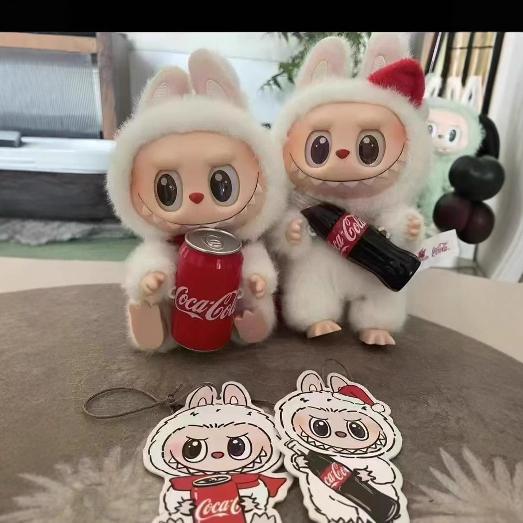 LABUBU Rab Coke Vinyl Face Trendy Play Blind Box Third Generation Plush ...