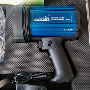 LUYOR-3103D电池供电紫外线黑光灯，手持式电池操作荧光探伤灯-阿里巴巴