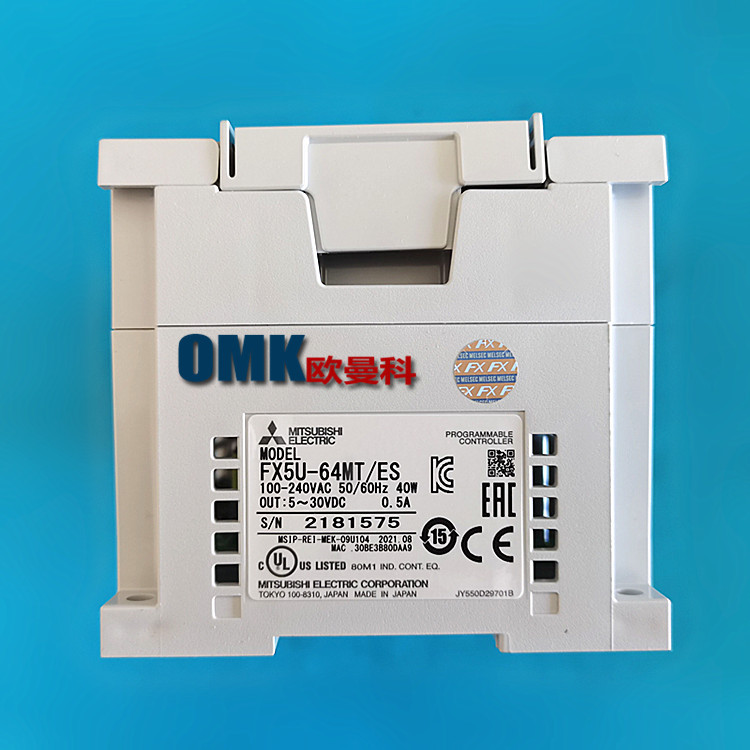 三菱PLC可编程控制器FX5U-64MT/ES FX5U-64MR/ES机器人5轴控制器-阿里巴巴