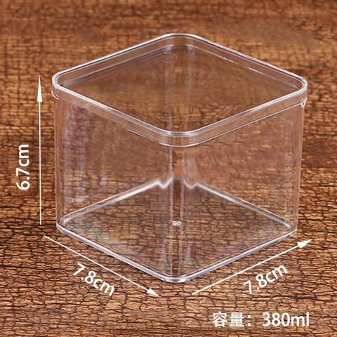 Supply Wholesale Square Rounded Square Box Plastic Transparent ...