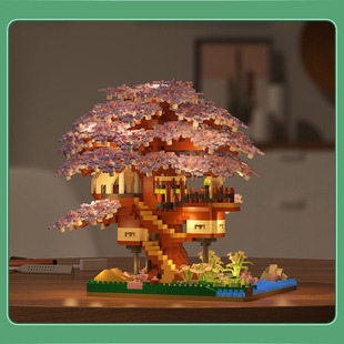 樱花树积慧M2109积木拼装儿童玩具益智男孩子女孩情人节礼物跨境-阿里巴巴