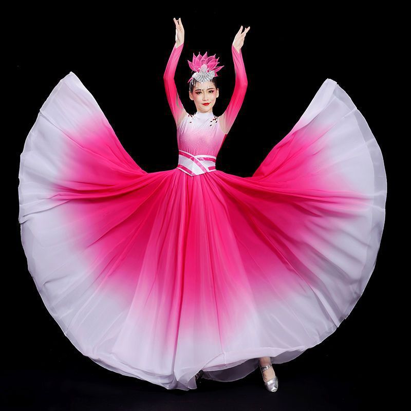 Lights in the Chinese dance dress female opening full-skirted dress new ...