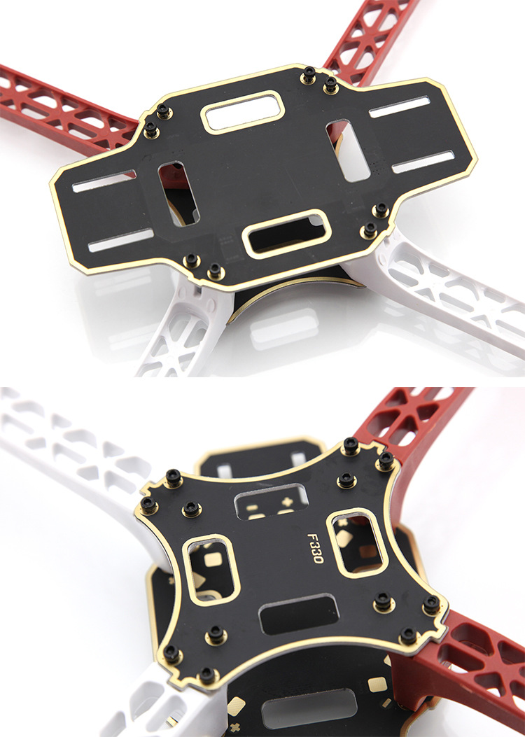 四轴 F330机架 航拍无人机竞赛专用 集成沉金板PCB航模穿越机机架-阿里巴巴