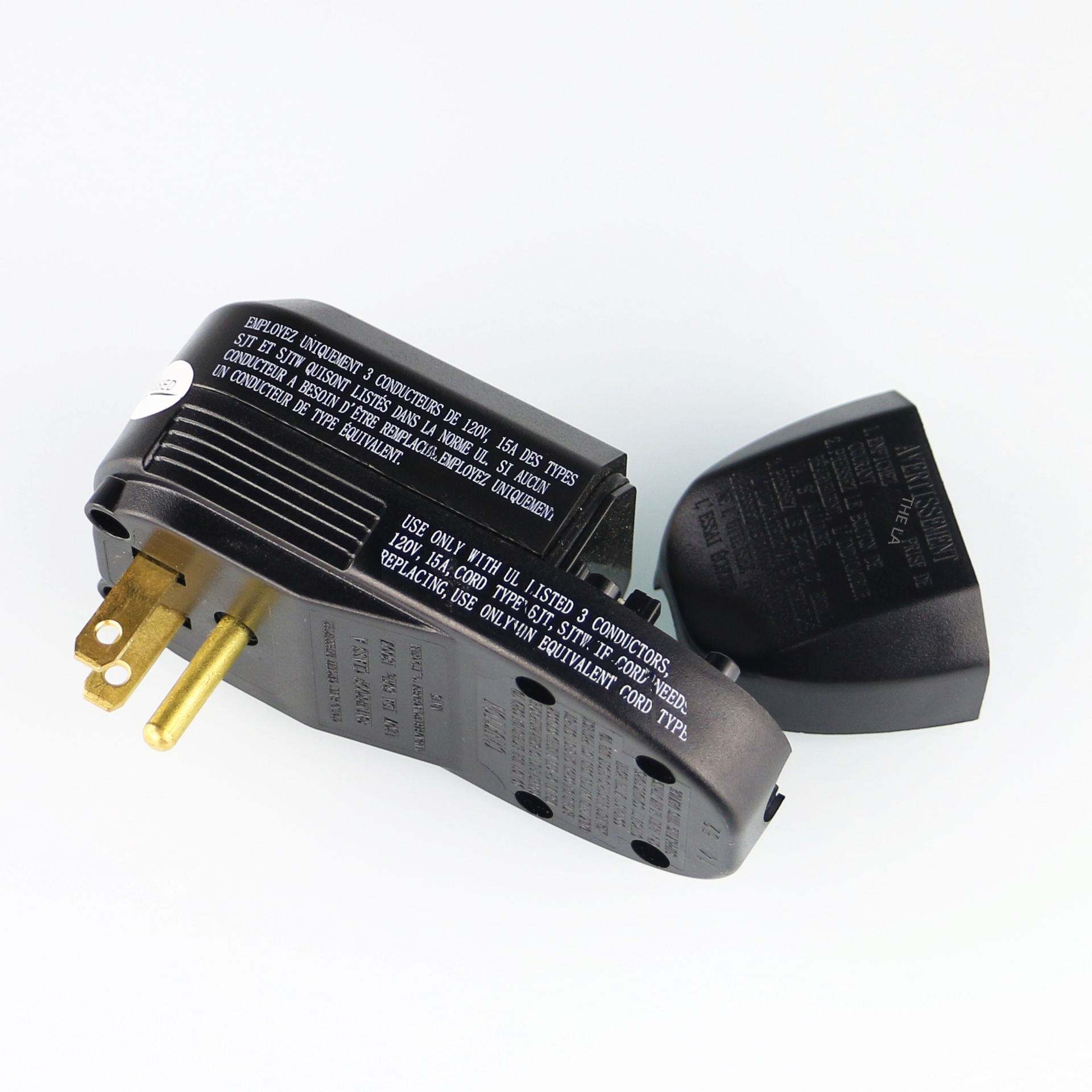 American GFCI automatic reset wiring plug 15A with overvoltage ...