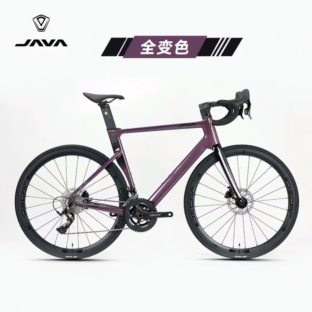 新款佳沃JAVA鱼雷6-TOP桶轴24变速碳纤维油碟公路车变色龙Siruro6-阿里巴巴