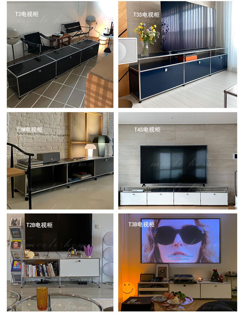 中古usm模块柜子组合不锈钢多功能简约ins风装饰餐边柜收纳柜斗柜-阿里巴巴