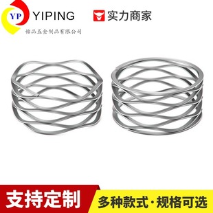 加工平端对顶波形弹簧 层叠波簧 内叠加波簧异型拉簧电池配件波簧-阿里巴巴