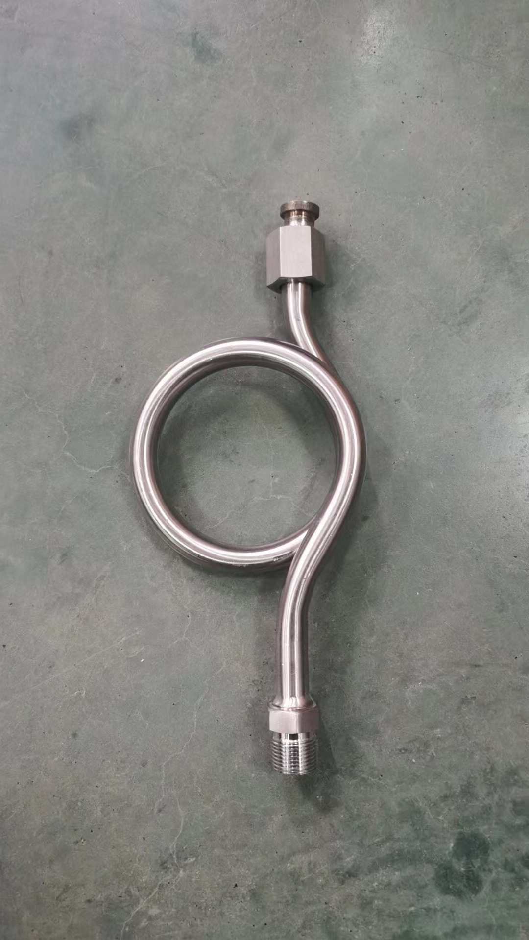 YZF1-18 G1/2外-M20*1.5内 14*2 不锈钢压力表缓冲管 仪表冷凝圈-阿里巴巴