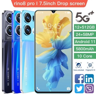 新款Rino 8 Pro跨境智能手机7.5寸大屏2+16GB安卓游戏外贸手机-阿里巴巴
