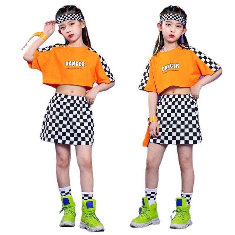 Children Rapper singer jazz dance costumes for girls boys Hip hip ...