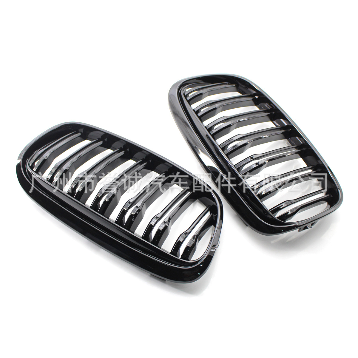适用于宝马2系GT旅行版F45F46改装双线亮光黑哑光黑中网前栅格-阿里巴巴