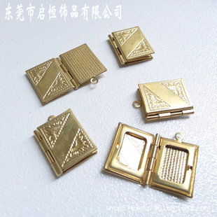 DIY饰品/铜制书本长方形镜盒怀表盒子挂件纯铜书本相盒厂家批发-阿里巴巴