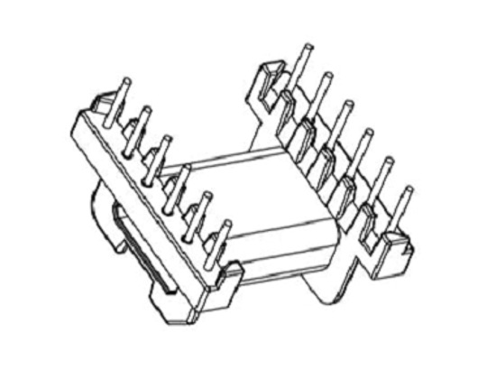 EFD20变频骨架卧式6+6电木骨架电源骨架EFD20变压器开放式线圈个-阿里巴巴