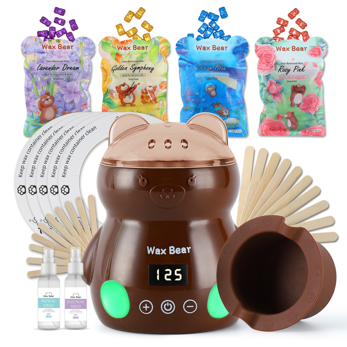 新款私模200CC数显熔蜡机小熊脱毛蜡机熔蜡器蜡加热机跨境出口采购价格、怎么样、行情市场-CCEE选品中心