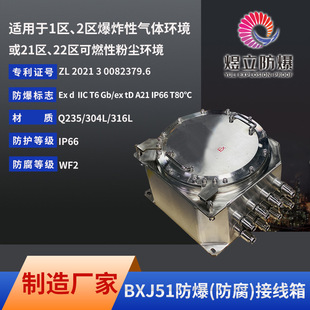 源头厂家规格齐全配电箱BXJ51系列防爆防腐不锈钢ExdllC接线箱-阿里巴巴