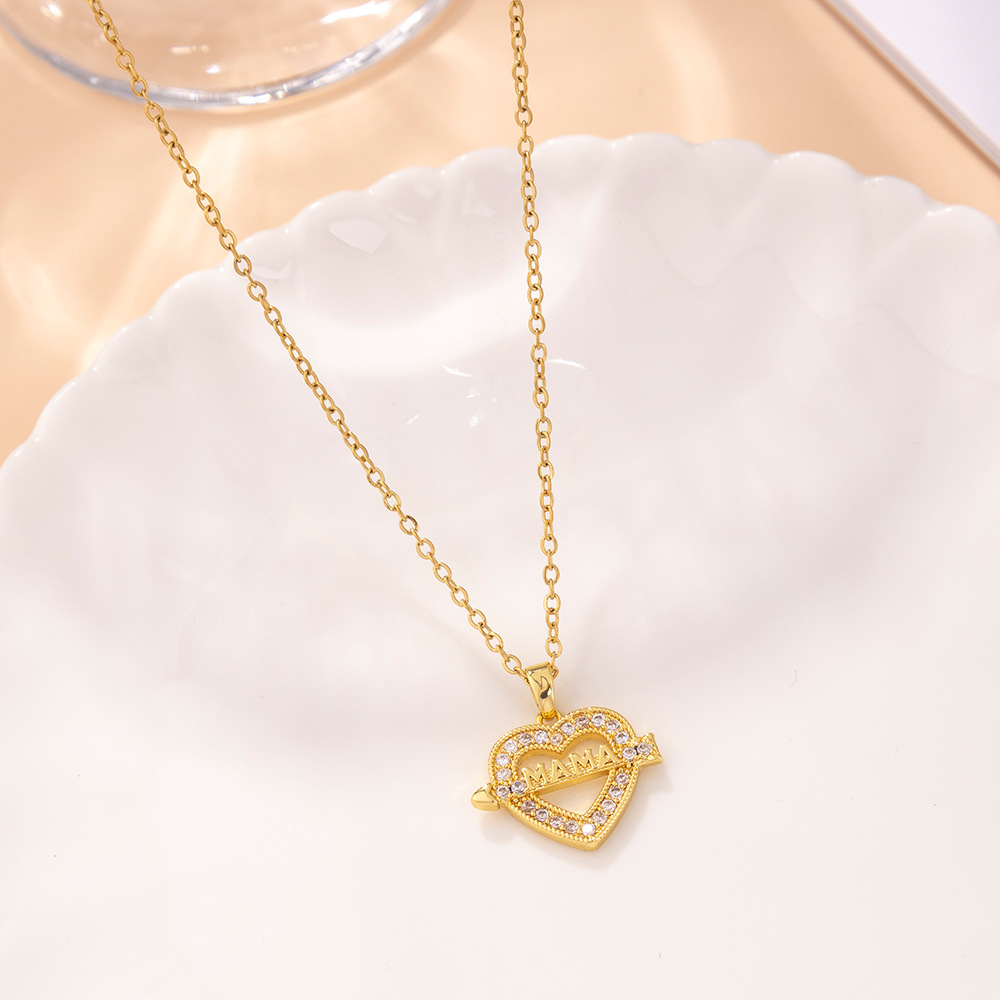 跨境水滴锆石长项链女钛钢锁骨毛衣链轻奢高级感饰品配饰项饰夏季-阿里巴巴